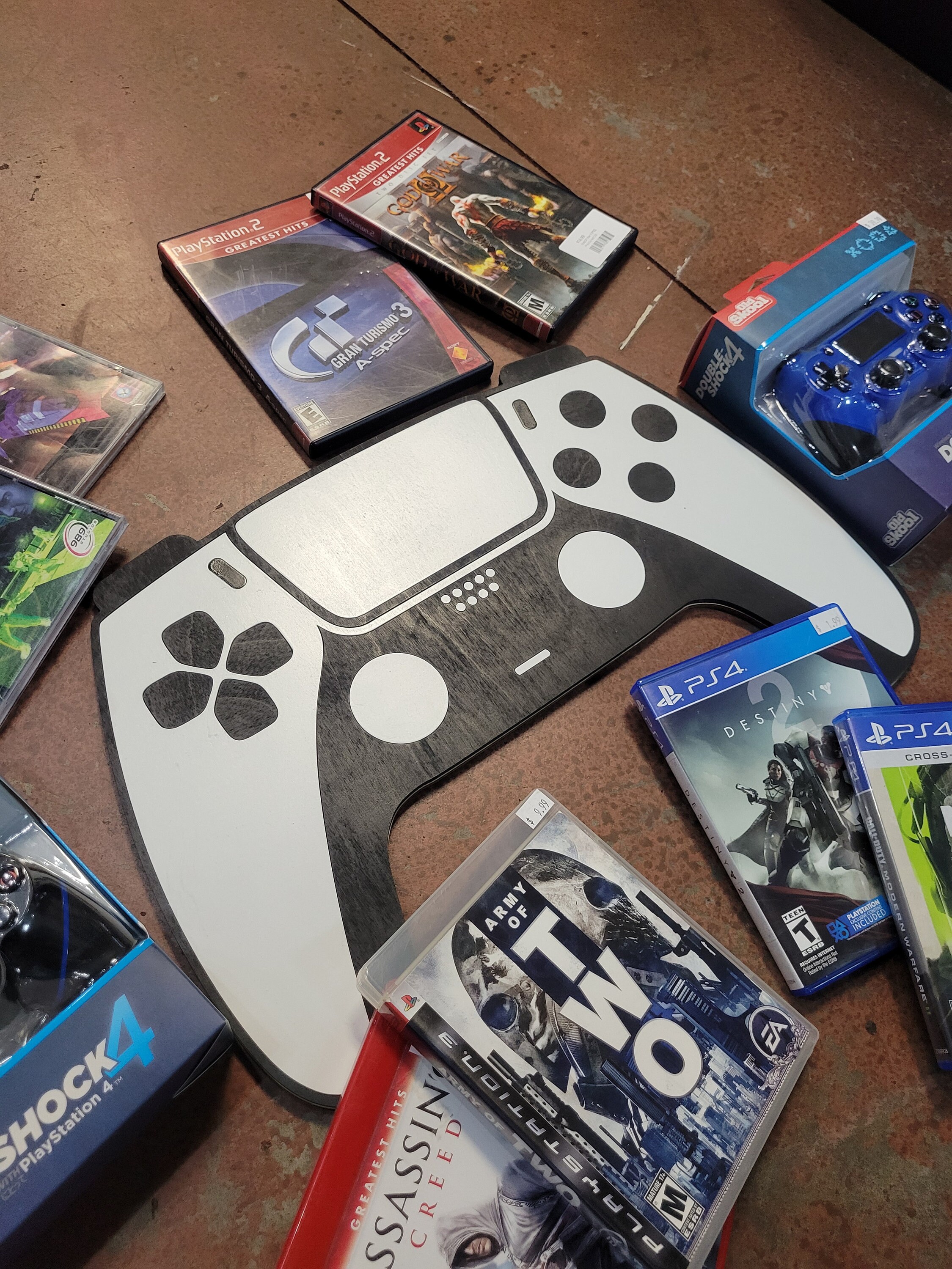 Playstation PS5 Controller Vectors, SVG, DXF, Lightburn, AI, Laser Cut ...