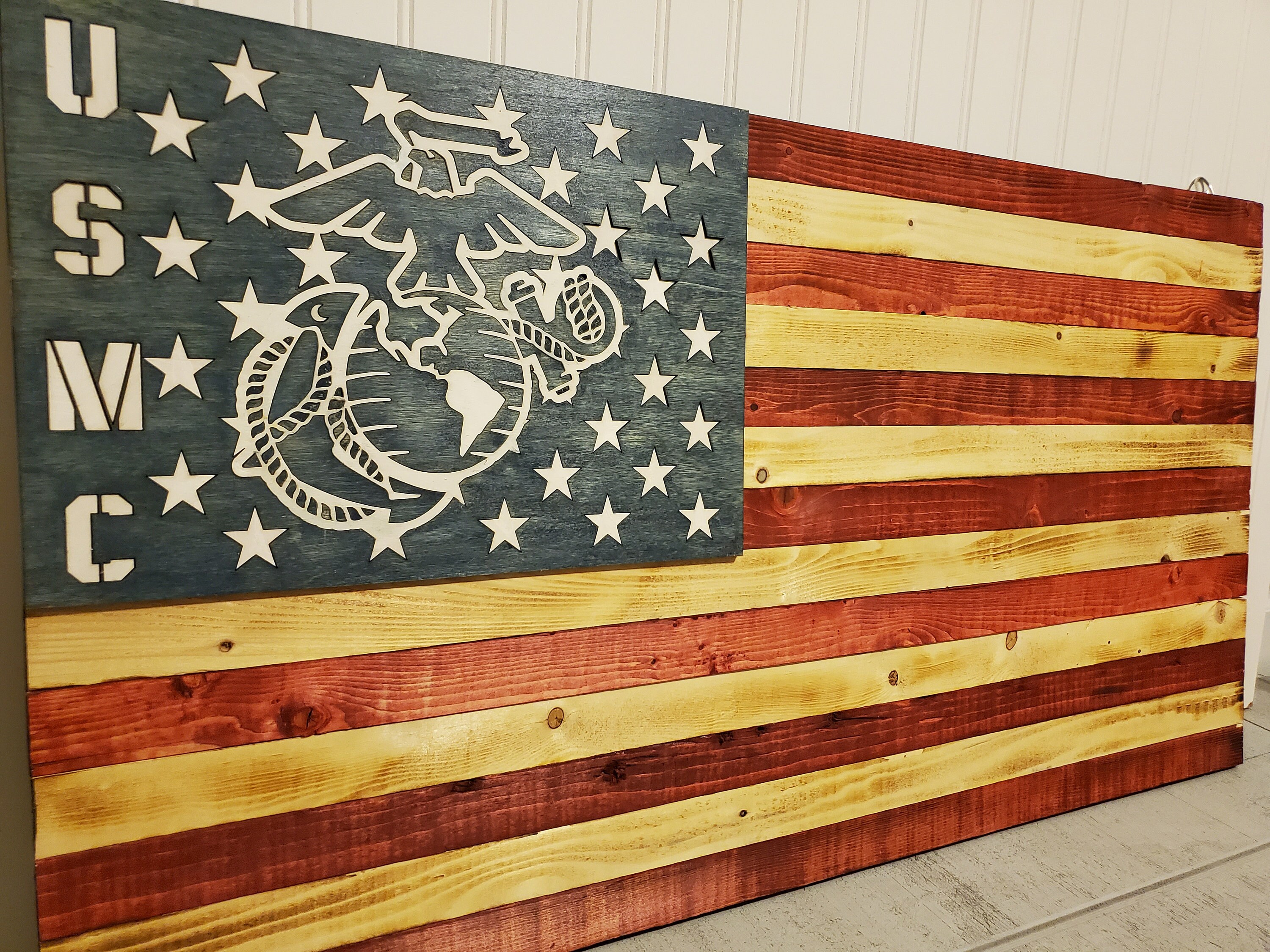American Flag Vector Files With Military Branches, Glowforge, Laser ...