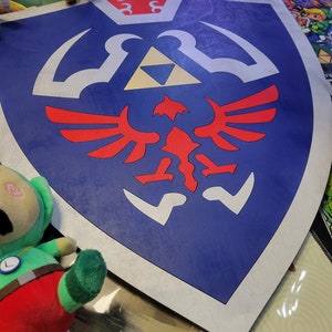 Legend of Zelda Hylian Shield Vectors, SVG, DXF, Lightburn, AI, Laser ...