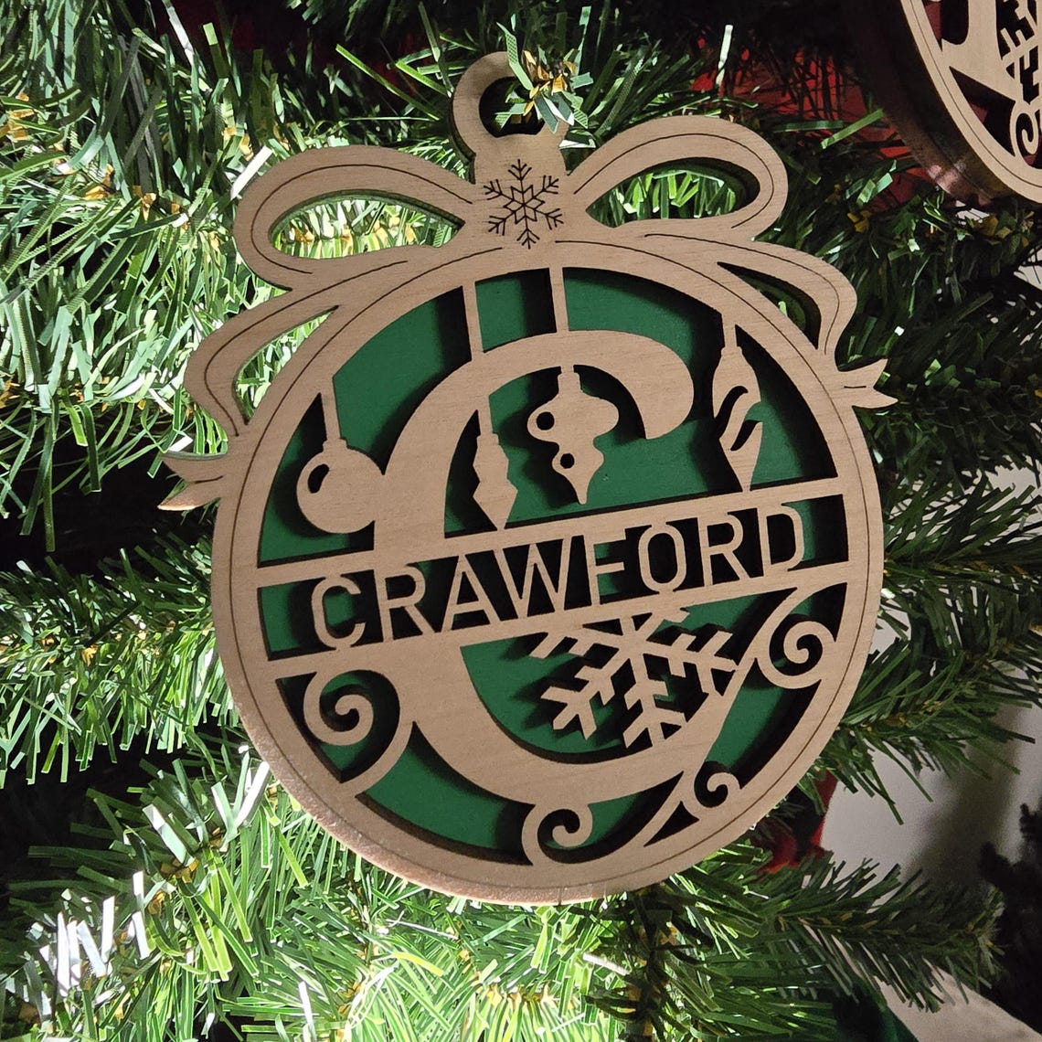 Monogram Ornament CNC Laser Files - Digital Download (svg, Ai, Dxf ...