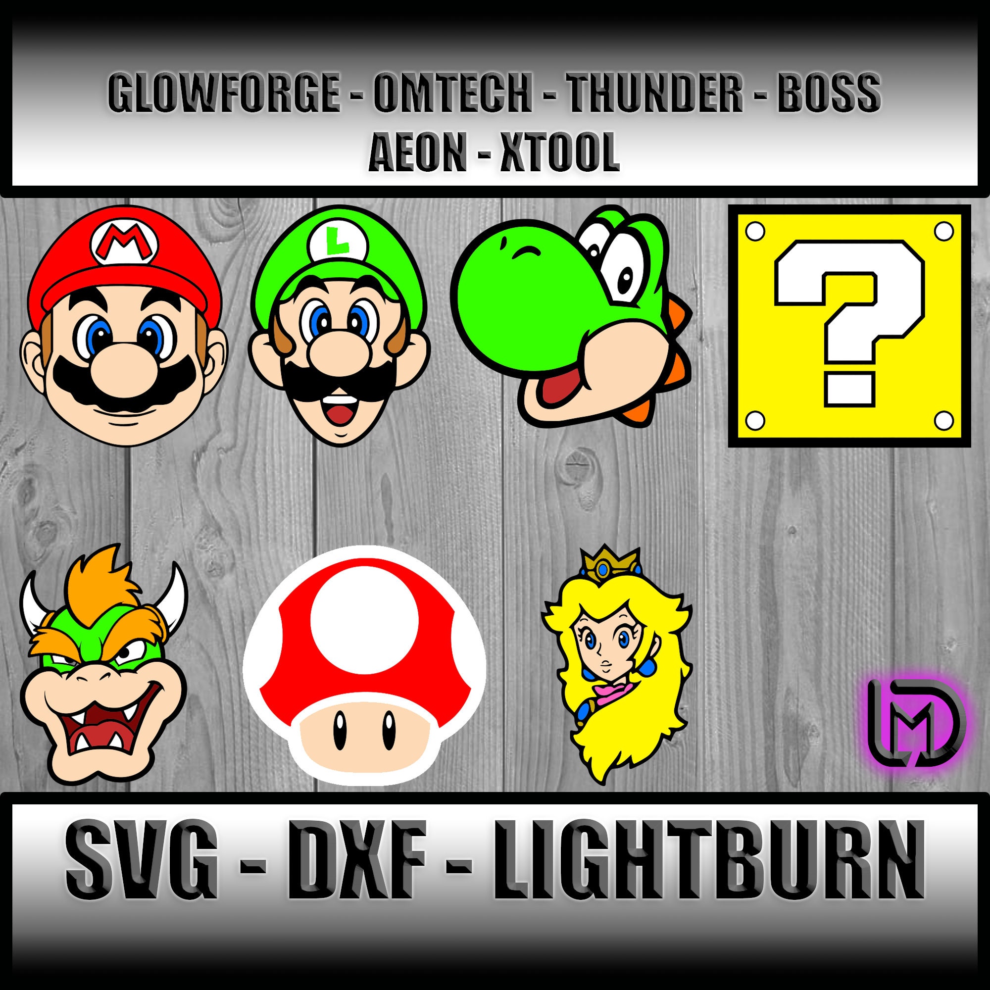 Paquete Super Mario SVG, Mario Bro Layered SVG, Super Mario Bros Cut ...