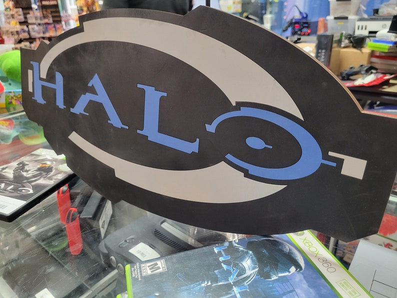 Halo Logo Vectors, SVG, DXF, Lightburn, AI, Laser Cut File, Xtool ...