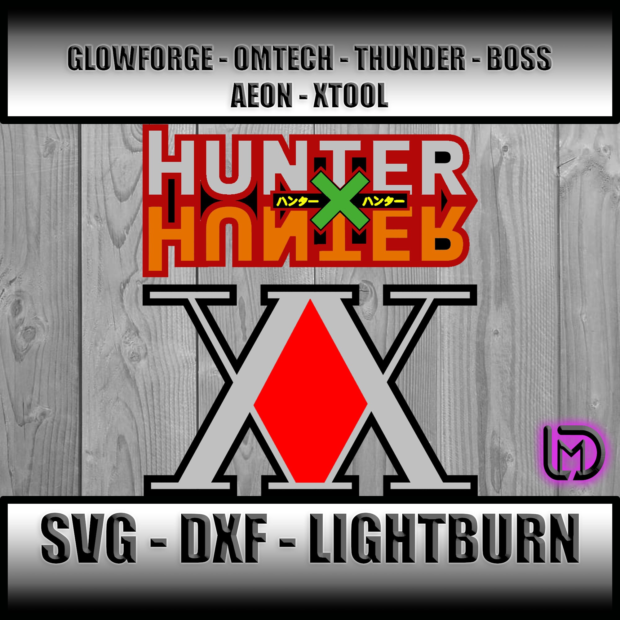 Hunter X Hunter Logo Vector, SVG, DXF, LIGHTBURN, Laser Cut File, Xtool ...