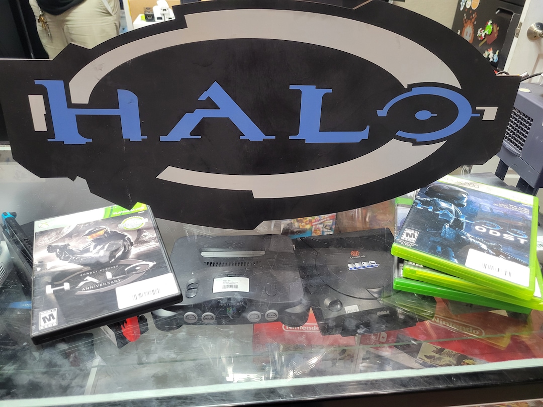 Halo Logo Vectors, SVG, DXF, Lightburn, AI, Laser Cut File, Xtool ...