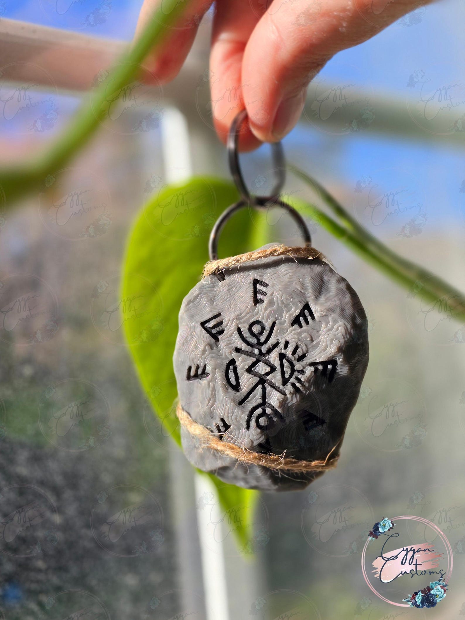 From TV Show Talisman: Painted Rock Keychain or Wall Hanger - Etsy