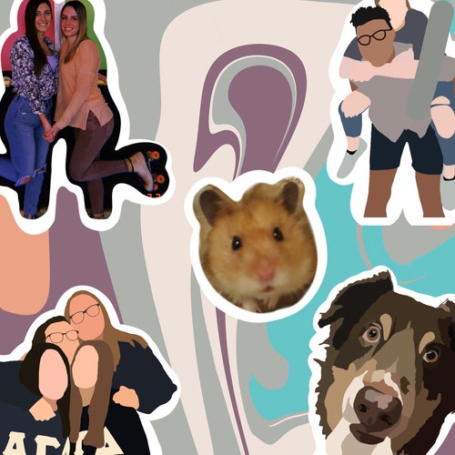 Custom Text Sticker Build Your Own Sticker Personalized - Etsy