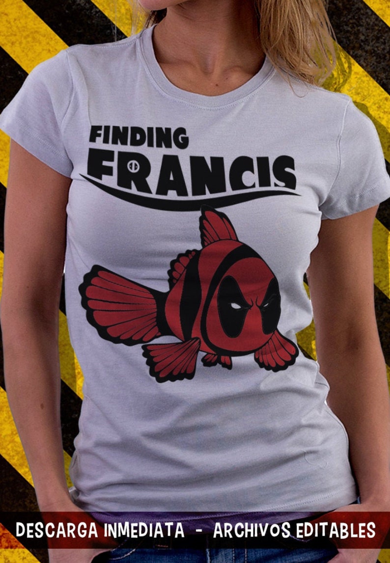 Finding Francis Deadpool PNG EPS PDF - Etsy