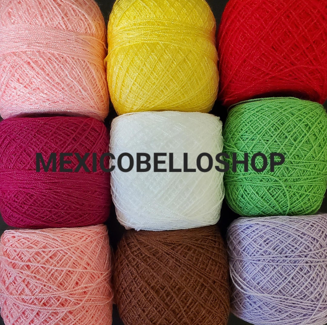 Crystal Yarn 100g Hilo Cristal 100g Mexican Yarn Estambres Mexicanos ...