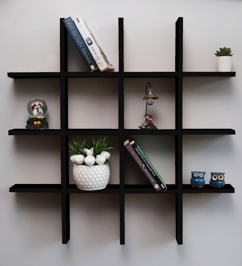 Bookshelf Wall Decor Natural Wood Gift Home Gift Home | Etsy