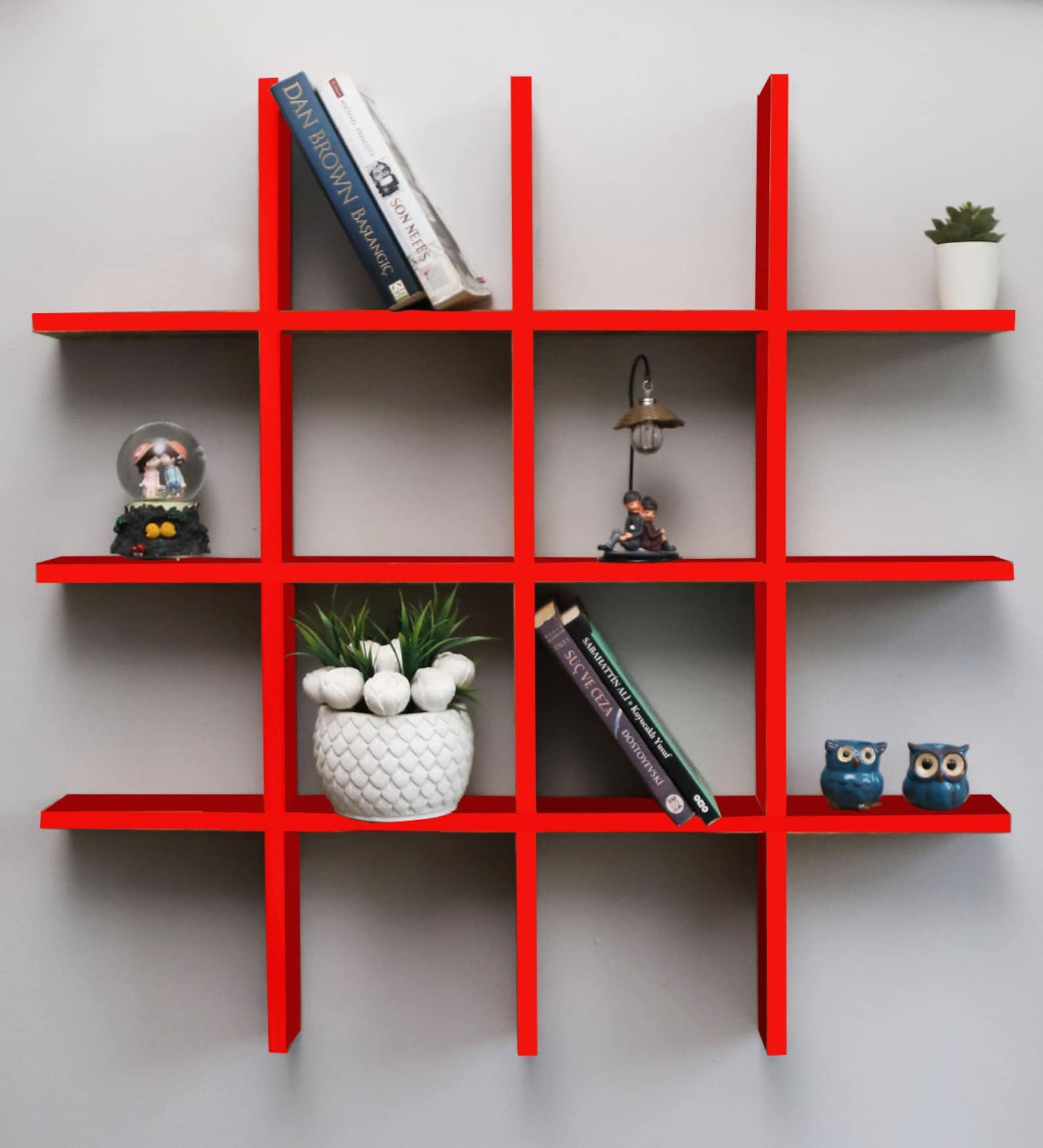 Bookshelf Wall Decor Natural Wood Gift Home Gift Home | Etsy