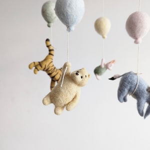 Winnie the Pooh Wool Mobile - Etsy