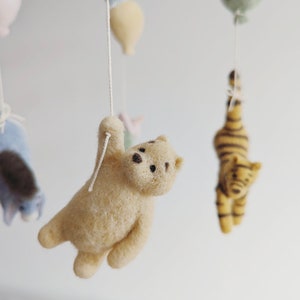 Winnie the Pooh Wool Mobile - Etsy