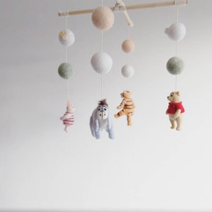 Winnie the Pooh Wool Mobile - Etsy