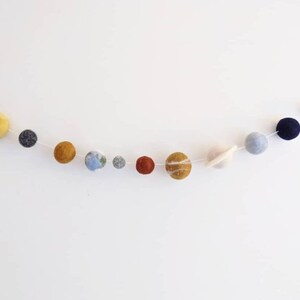 Solar System Garland | Needle Felted - Etsy