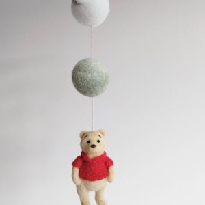 Winnie the Pooh Wool Mobile - Etsy