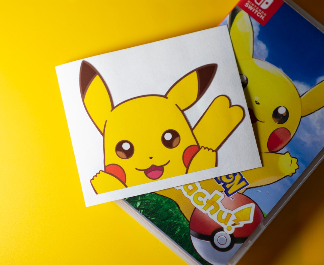 Pikachu Peeker - Etsy