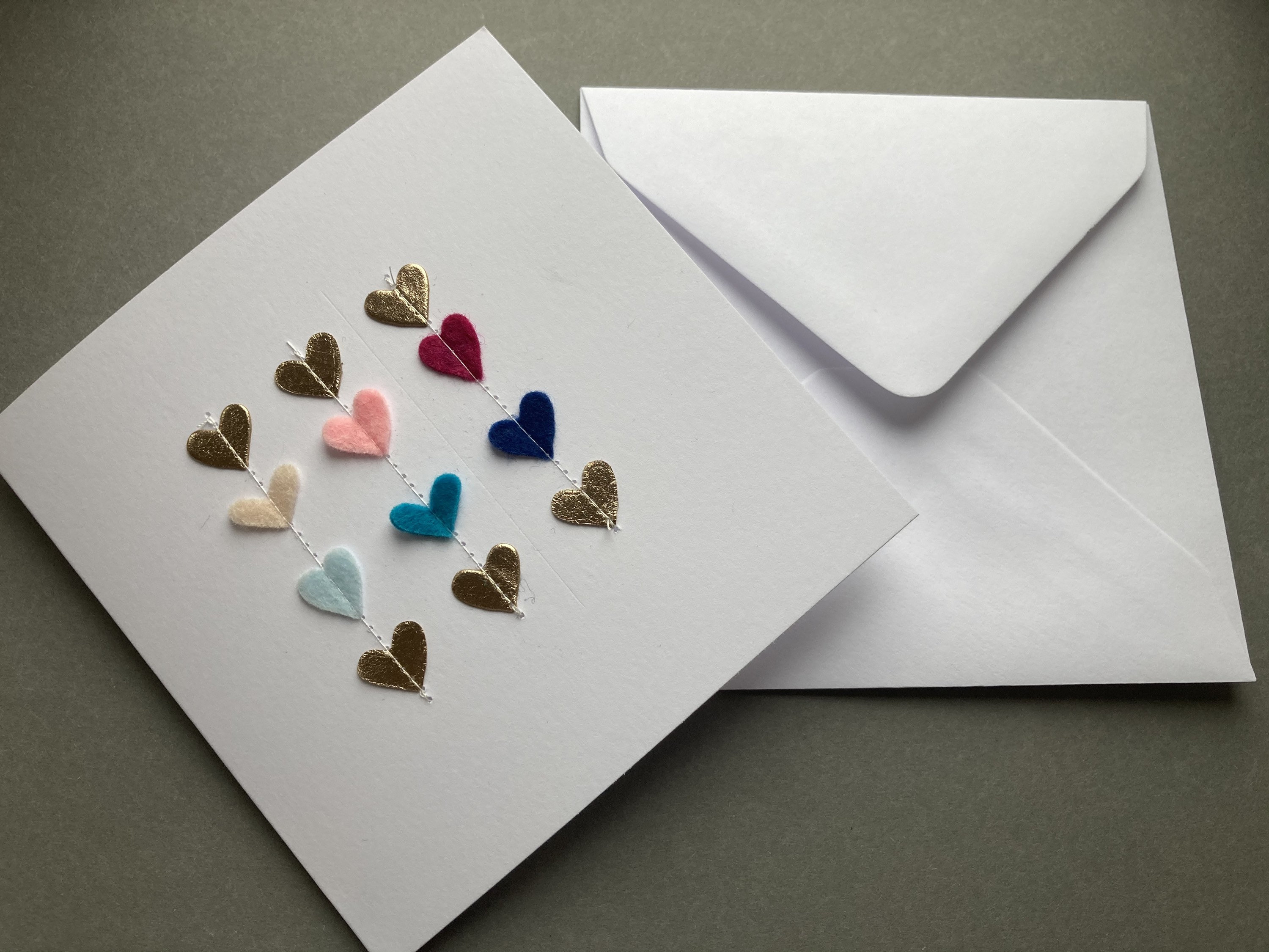 Heartfelt Card Series Blank Card greeting card hearts | Etsy