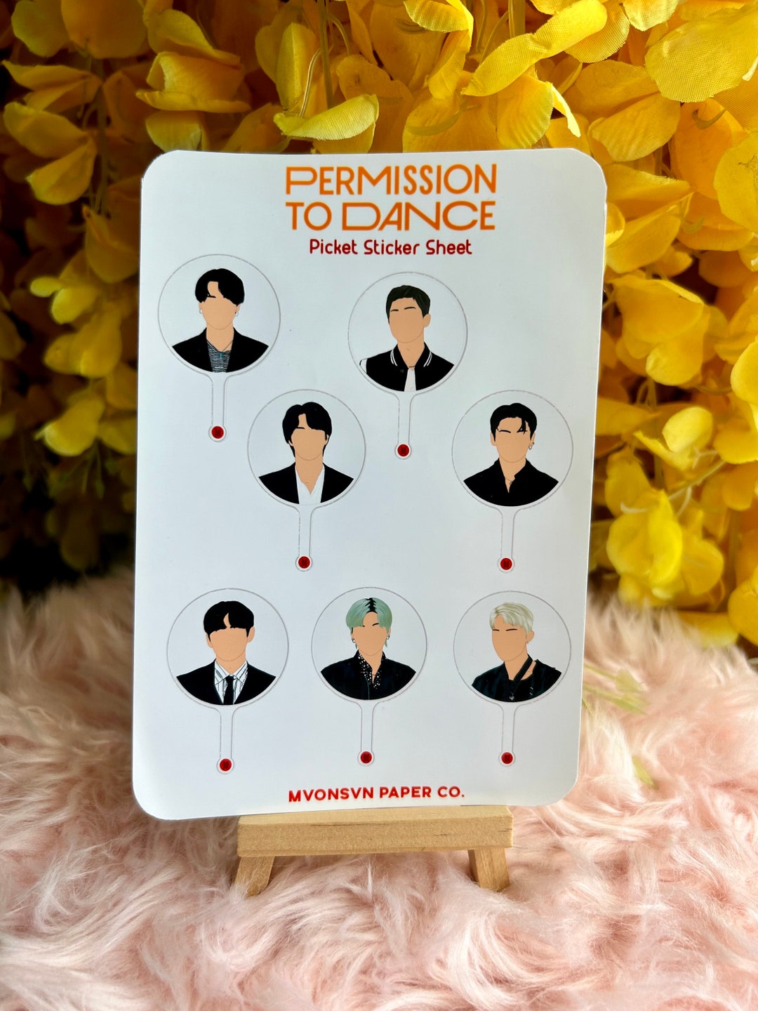 BTS Picket Sticker Pack - Etsy