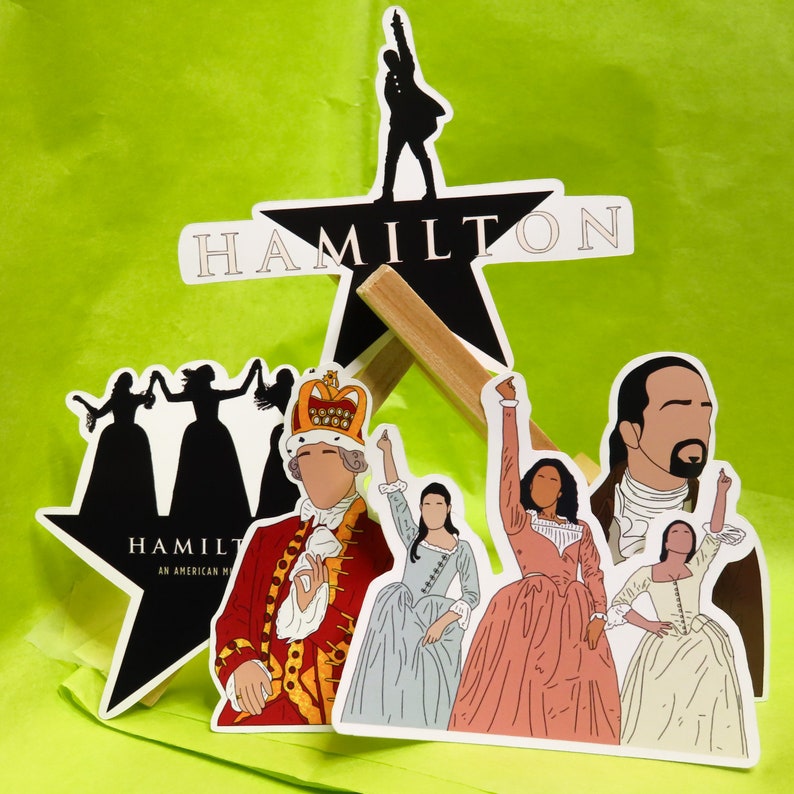 Hamilton Individual Stickers Broadway Stickers - Etsy