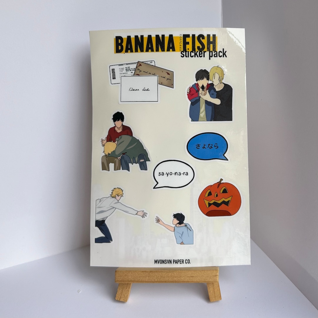 Banana Fish Sticker Pack - Etsy