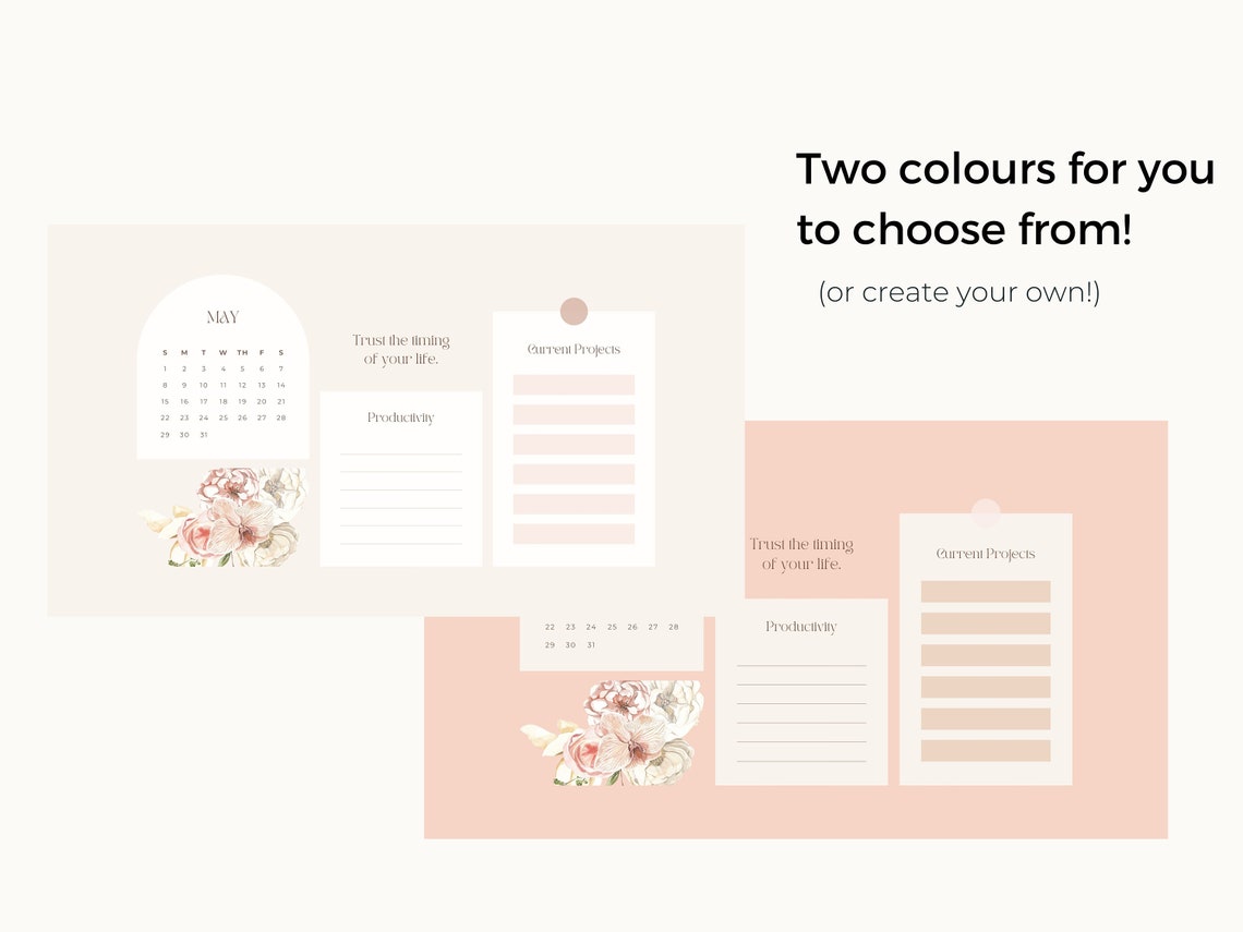 Desktop Wallpaper Organizer Editable in Canva for Mac - Etsy Australia