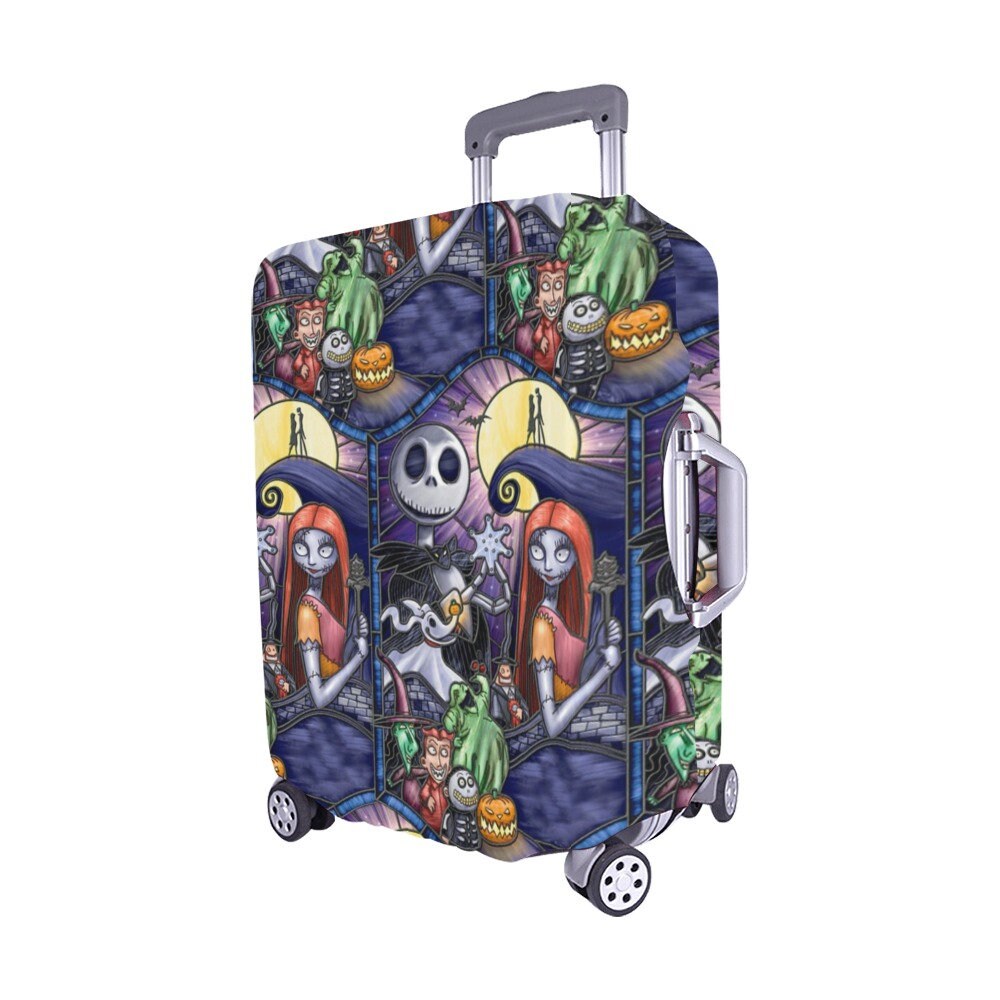 Nightmare Before Christmas NMBC Movie Luggage Cover Designed & Sold By Iguana Superfluous