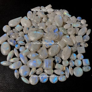 Wholesale Rainbow Moonstone Pack Rainbow Moonstone Cabochon Lot Bulk ...