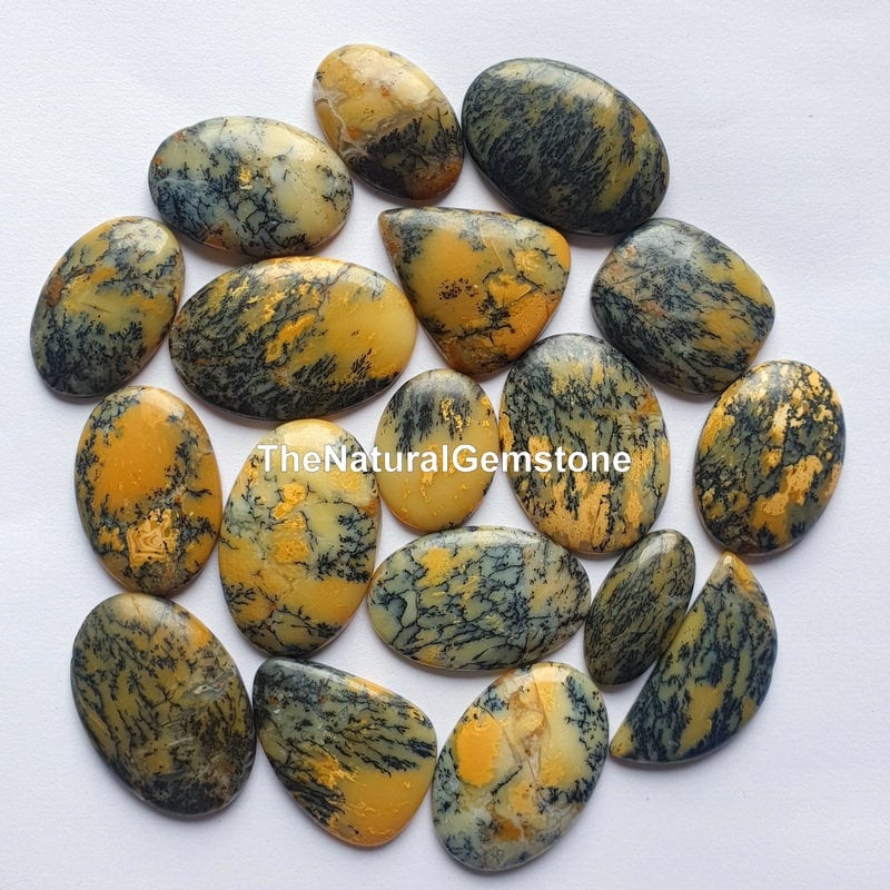 Dendritic Agate Cabochons - Etsy