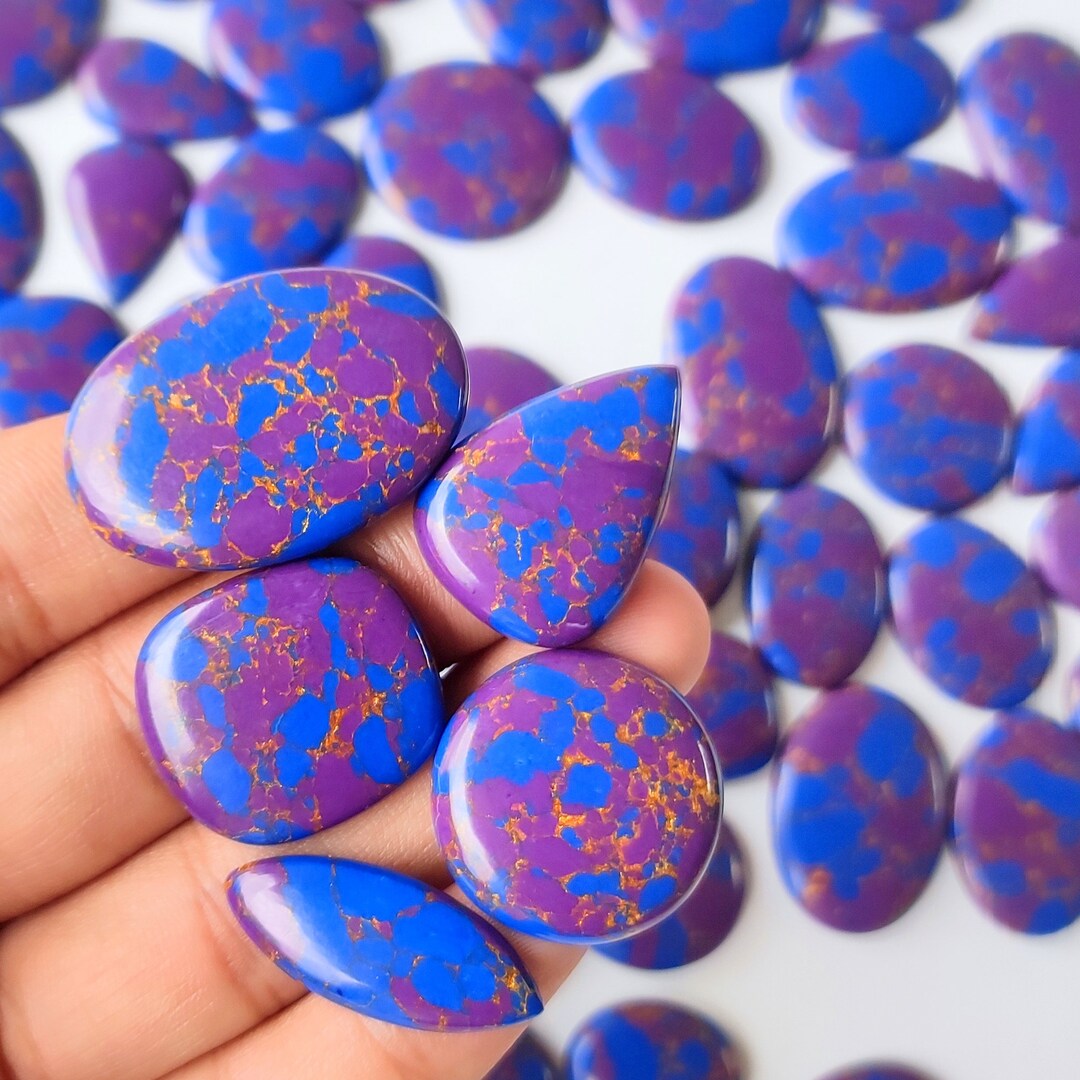 Indian Purple Mohave Turquoise - Loose Wholesale Lot Purple Mohave ...