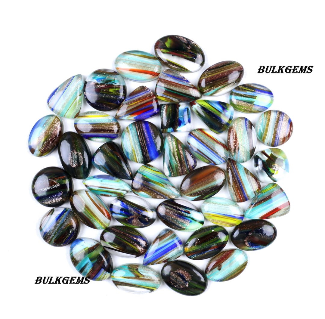 Multi Sheen Obsidian Stone Lot, Wholesale Price of Cabochon Lot, Shiny ...