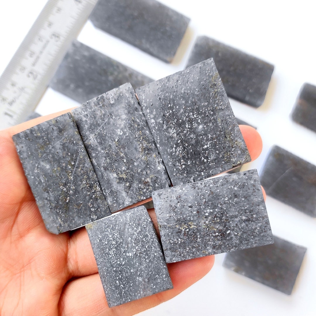 AAA Black Sunstone Gemstone Slabs - Raw Crystal for Jewelry Making - Etsy