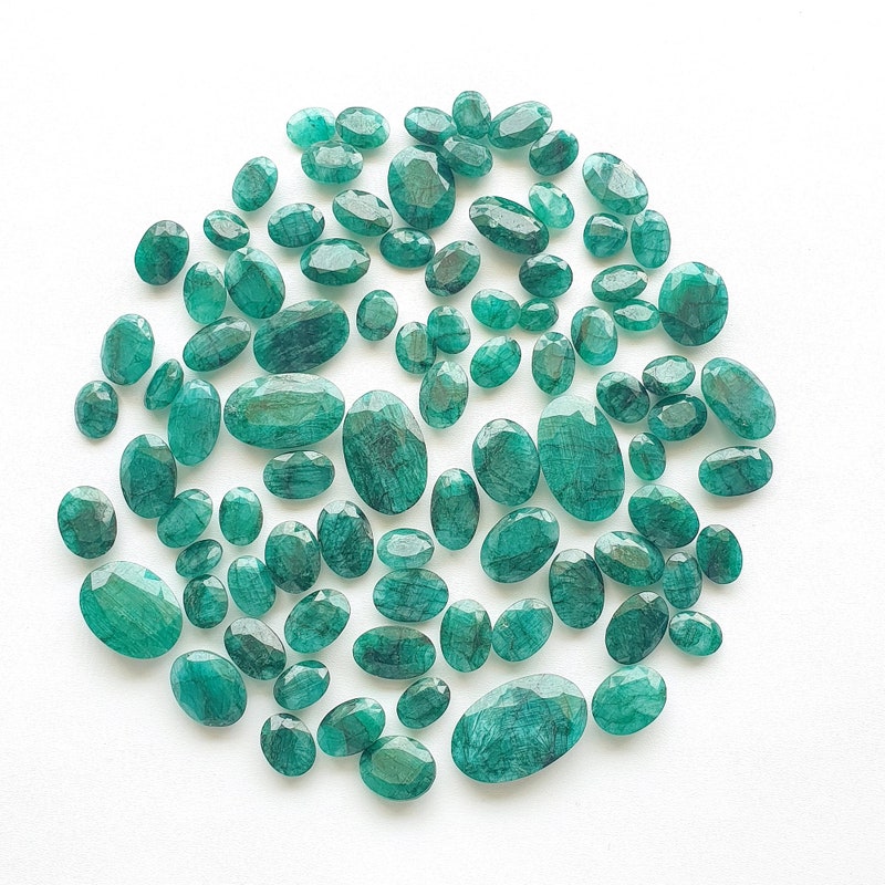 Emerald Rose Cut Lots - Etsy