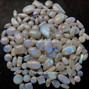 Wholesale Rainbow Moonstone Pack Rainbow Moonstone Cabochon Lot Bulk ...