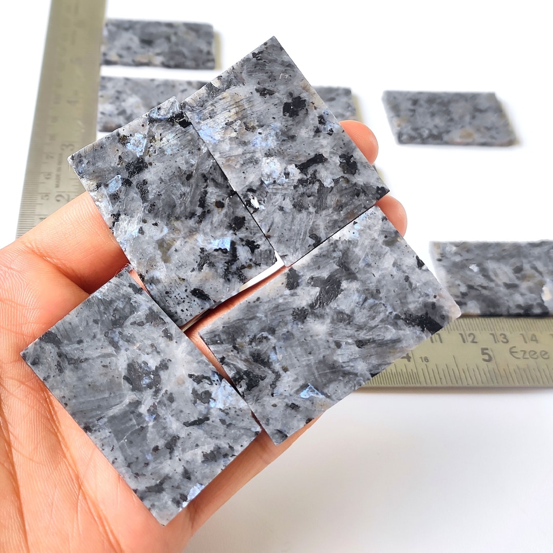 Larvikite - Wholesale Larvikite Gemstone Slabs Lot - Larvikite Stone ...