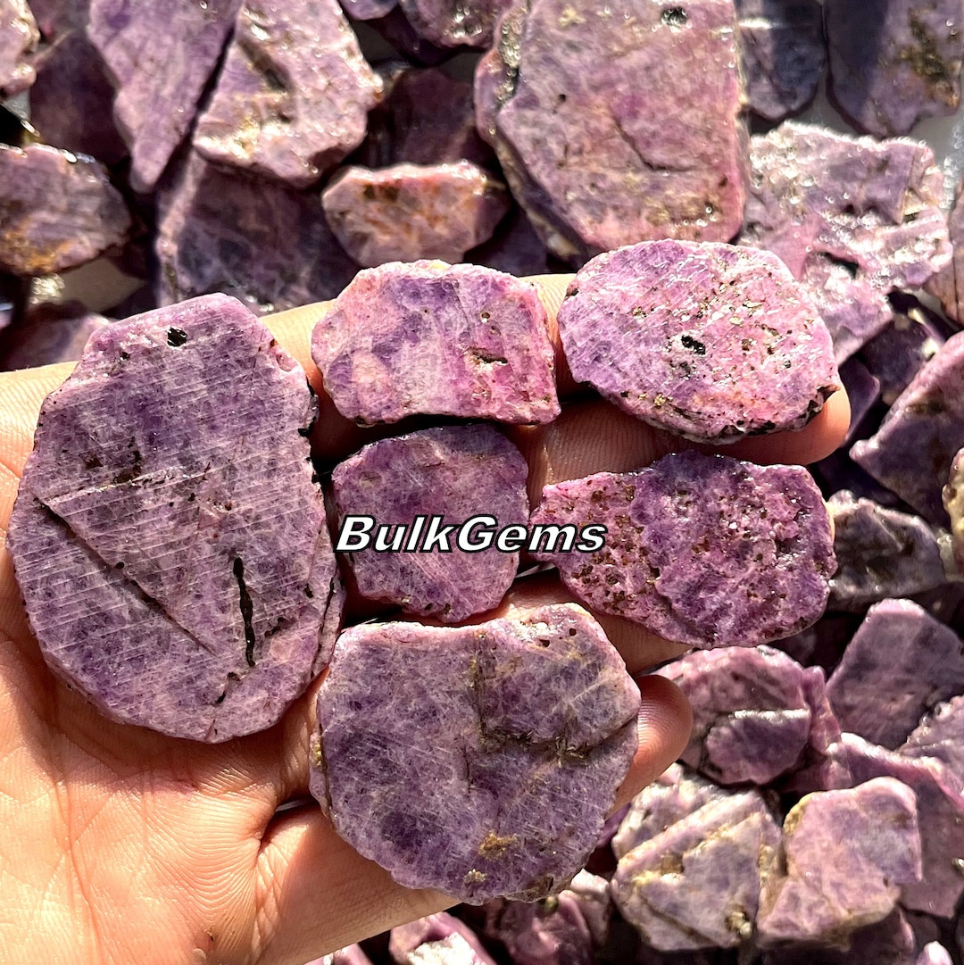 Ruby Slab - Wholesale Lot of Ruby Gemstone Slabs for Making Jewellry ...