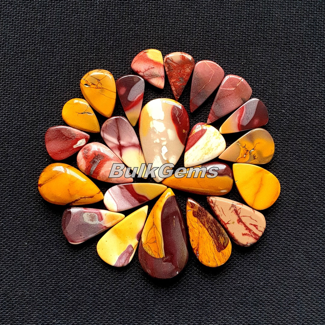 Natural Pear Mookaite Jasper Stone - Wholesale Polished Pear Mookaite ...