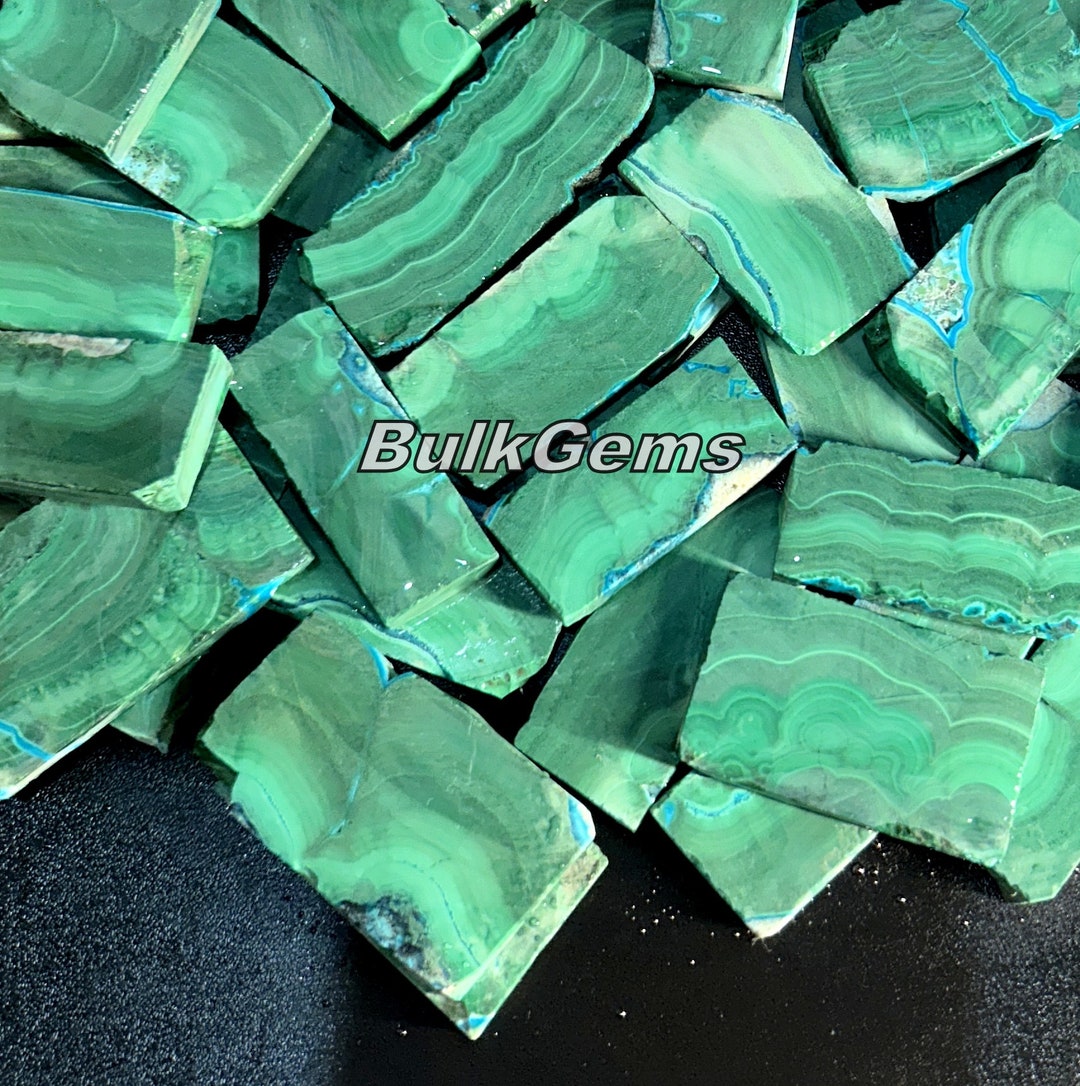 AAA Green Malachite Slabs - Jewelry Making Supplies - Etsy