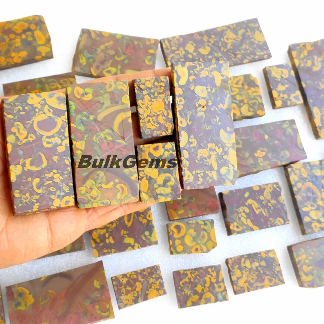AAA Fruit Jasper Slab - Jewelry Making Gemstone - Etsy