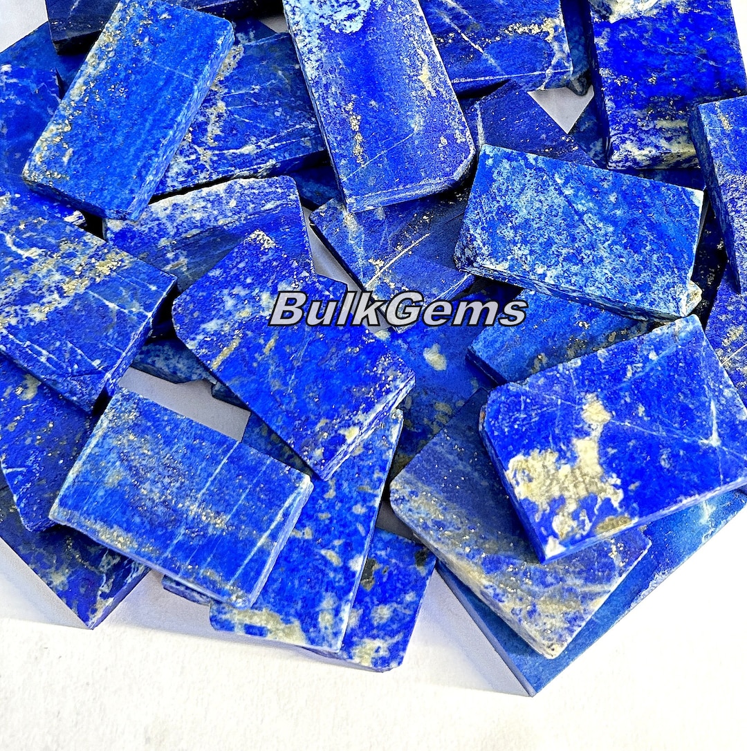 AAA Lapis Lazuli Gemstone Slabs - Bulk Raw Lapis - Etsy