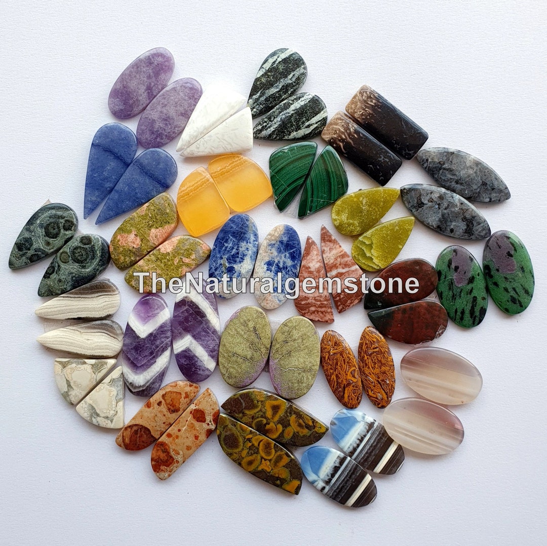 Mix Gemstone Pairs – Flat Back Crystals for Jewelry Making - Etsy Australia