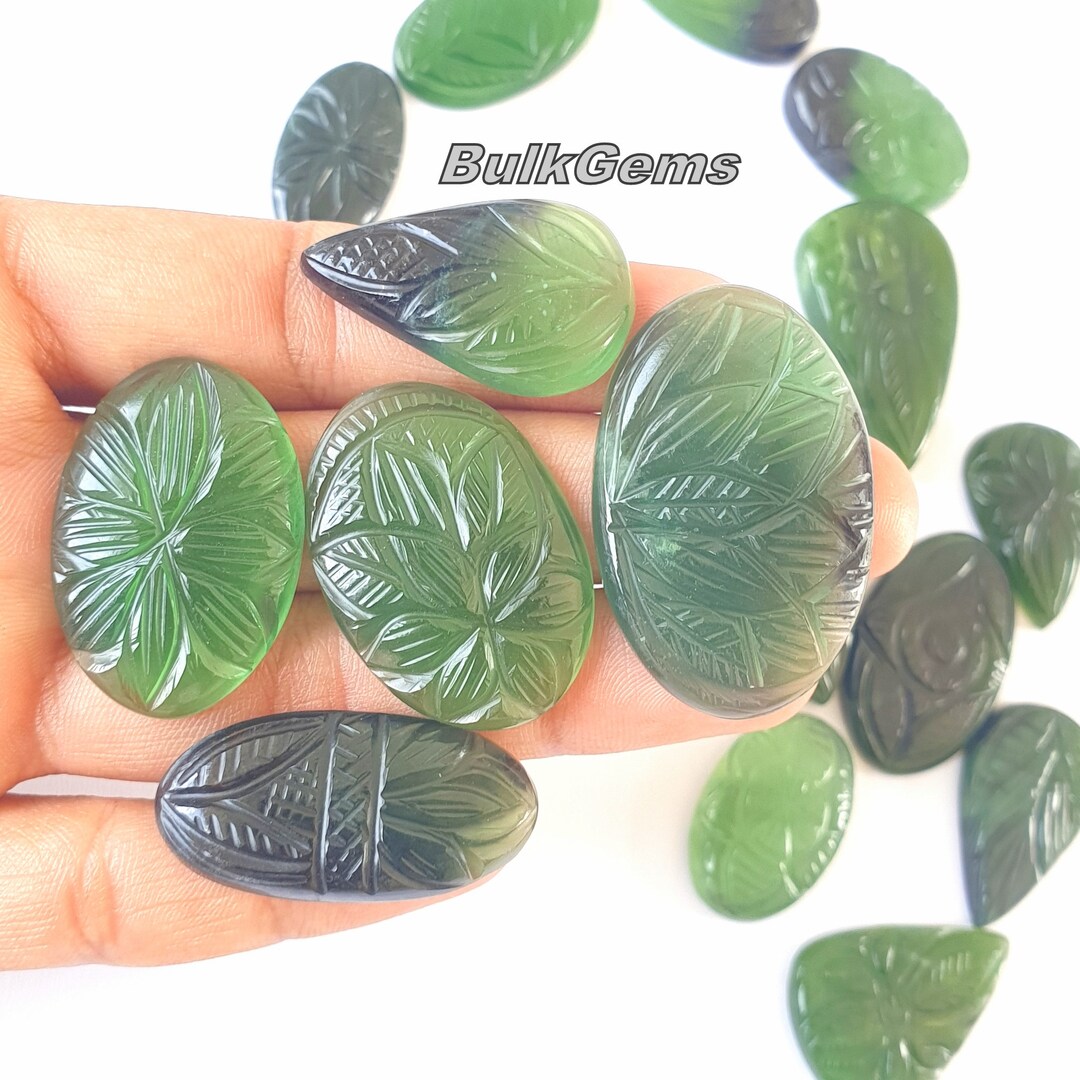 Natural Carved Serpentine Gemstone, Wholesale Carved Serpentine . Lot ...