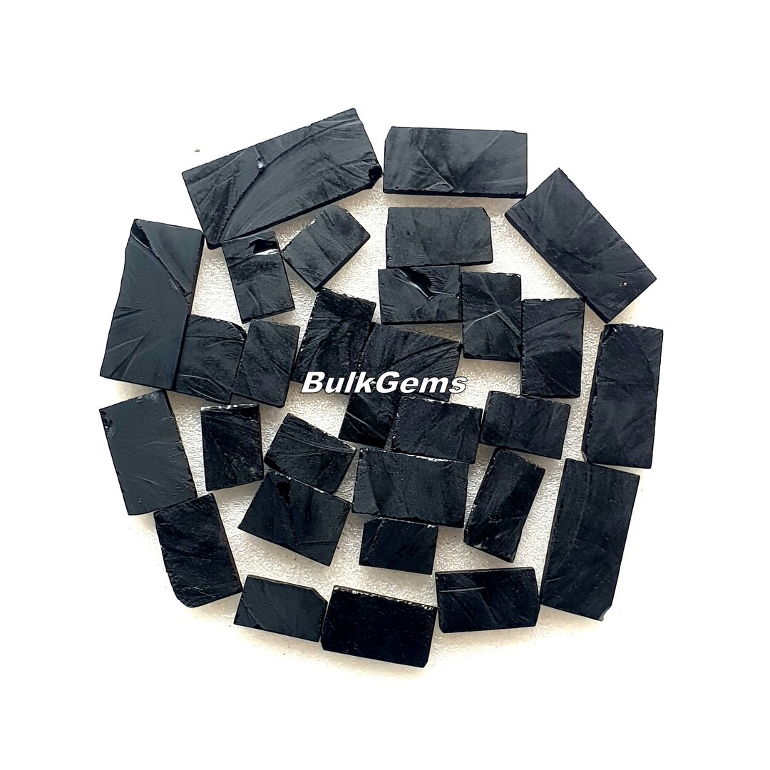 Black Obsidian Wholesale Lot Black Obsidian Slab Loose Black Obsidian ...
