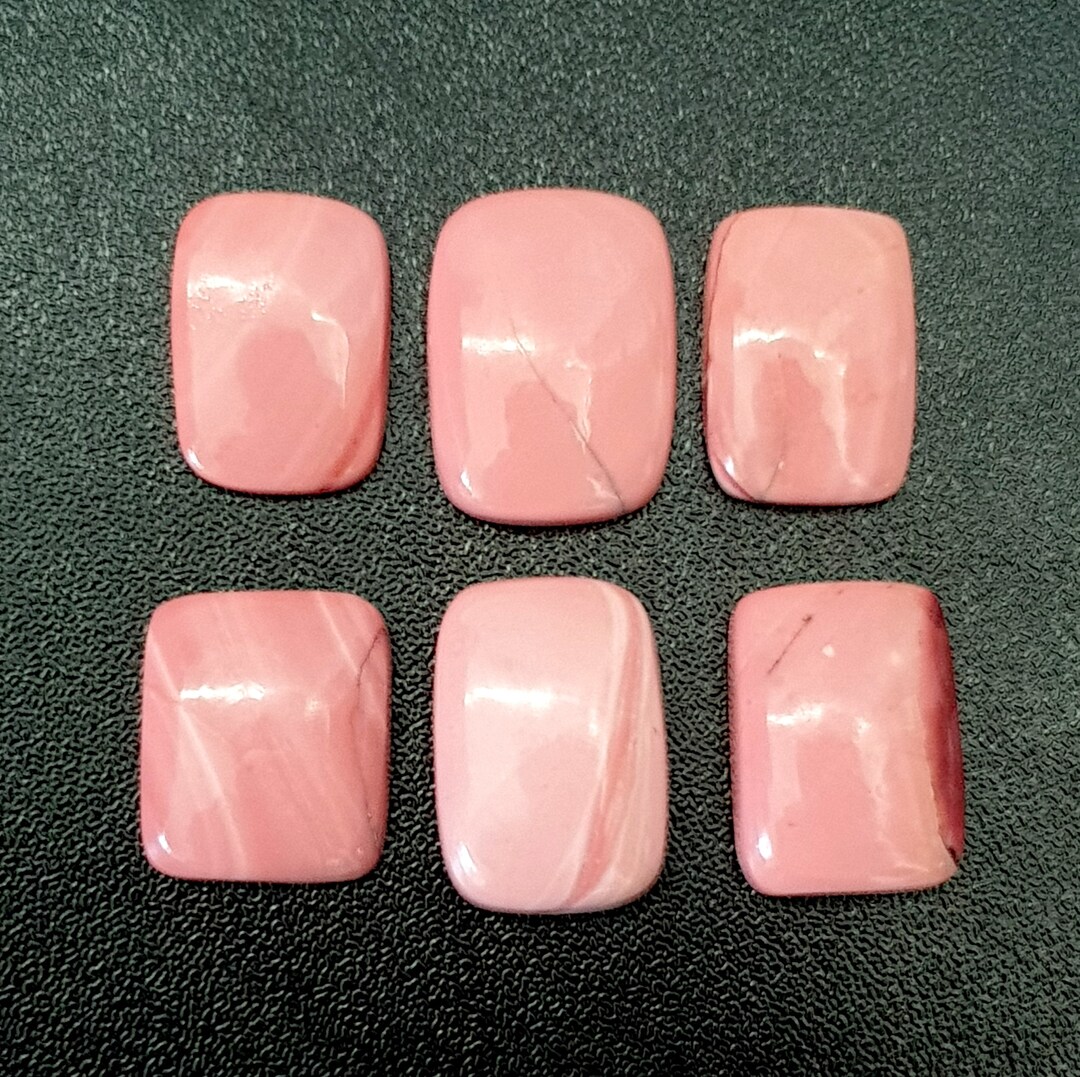 6 Pcs. Natural Australian Pink Mookaite Gemstone/gorgeous Mookaite ...