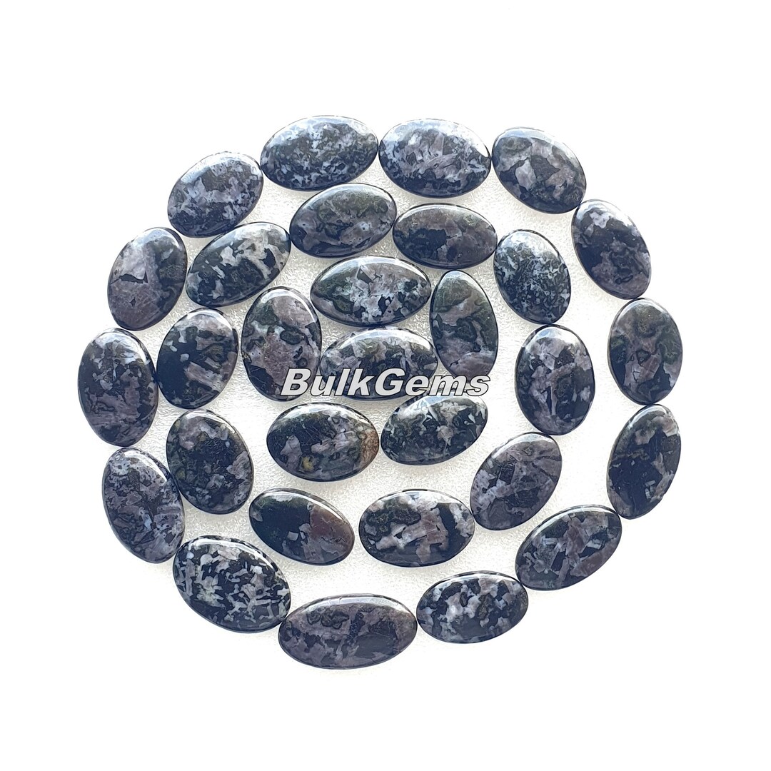 Mystic Merlinite Cabochons – Wholesale Oval Gabbro Jasper for Jewelry ...