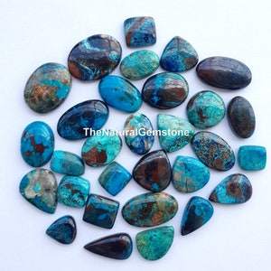 Azurite Shattuckite ! Wholesale Azurite Shattuckite Cabochon Lot - Shattuckite Stone Cab Lot ...