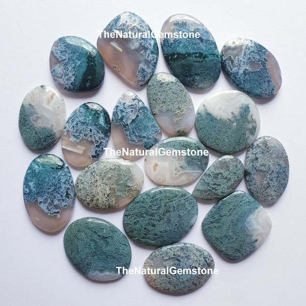 Moss Agate Cabochon - Etsy