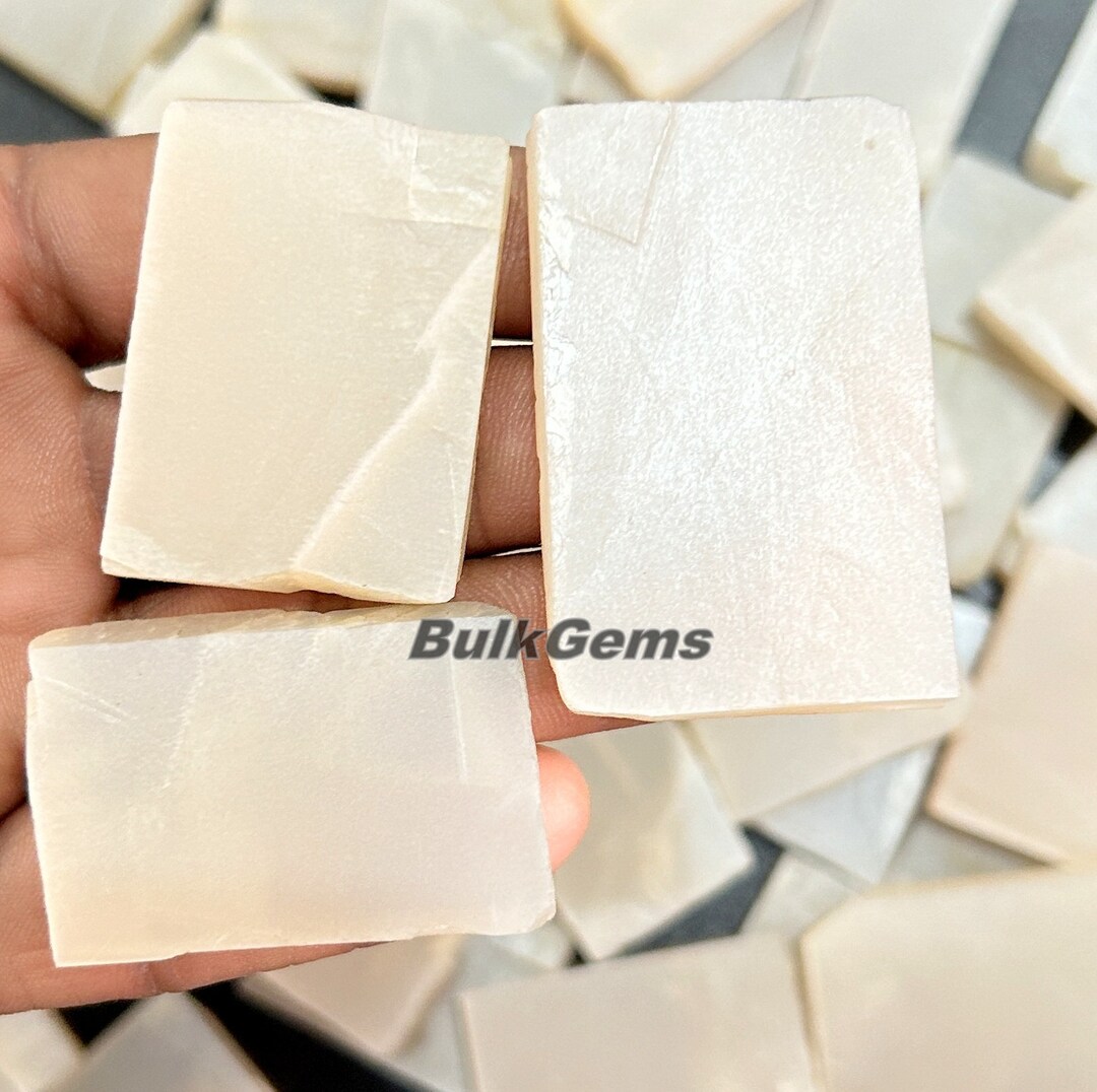 White Moonstone Slab - Wholesale Lot of White Moonstone Slab for Making ...