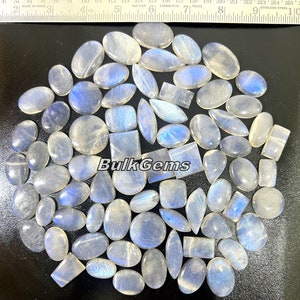 Wholesale Rainbow Moonstone Pack Rainbow Moonstone Cabochon Lot Bulk ...