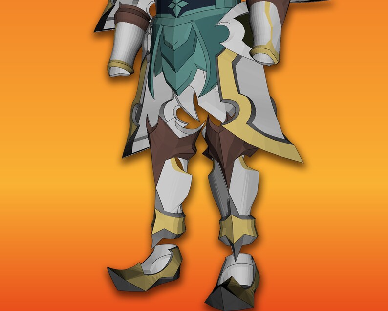 Master Eraqus Armor - Pepakura 3D Template - Etsy