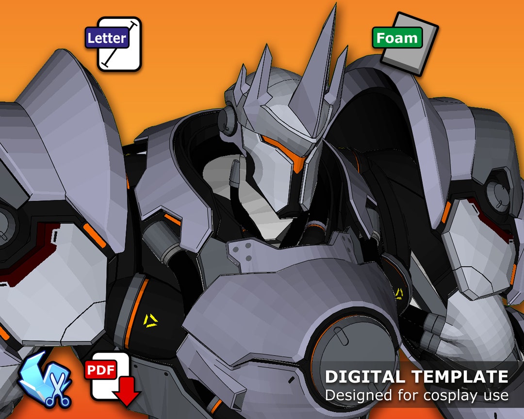 Mech Armored Knight - Pepakura 3D Template Set - Etsy